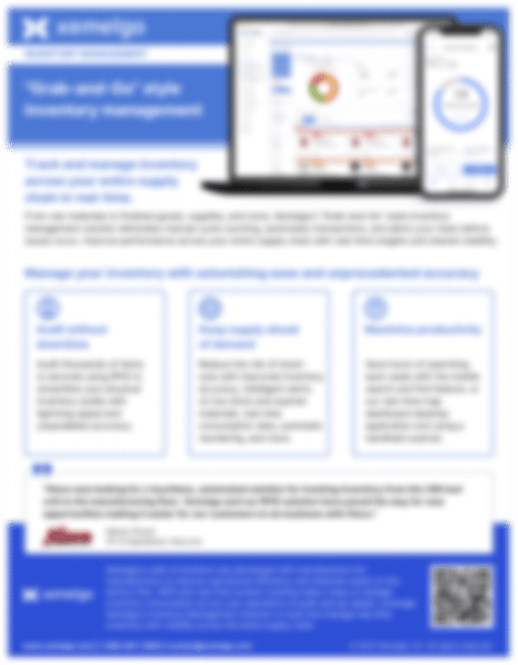 RFID Inventory Management Solutions | Xemelgo