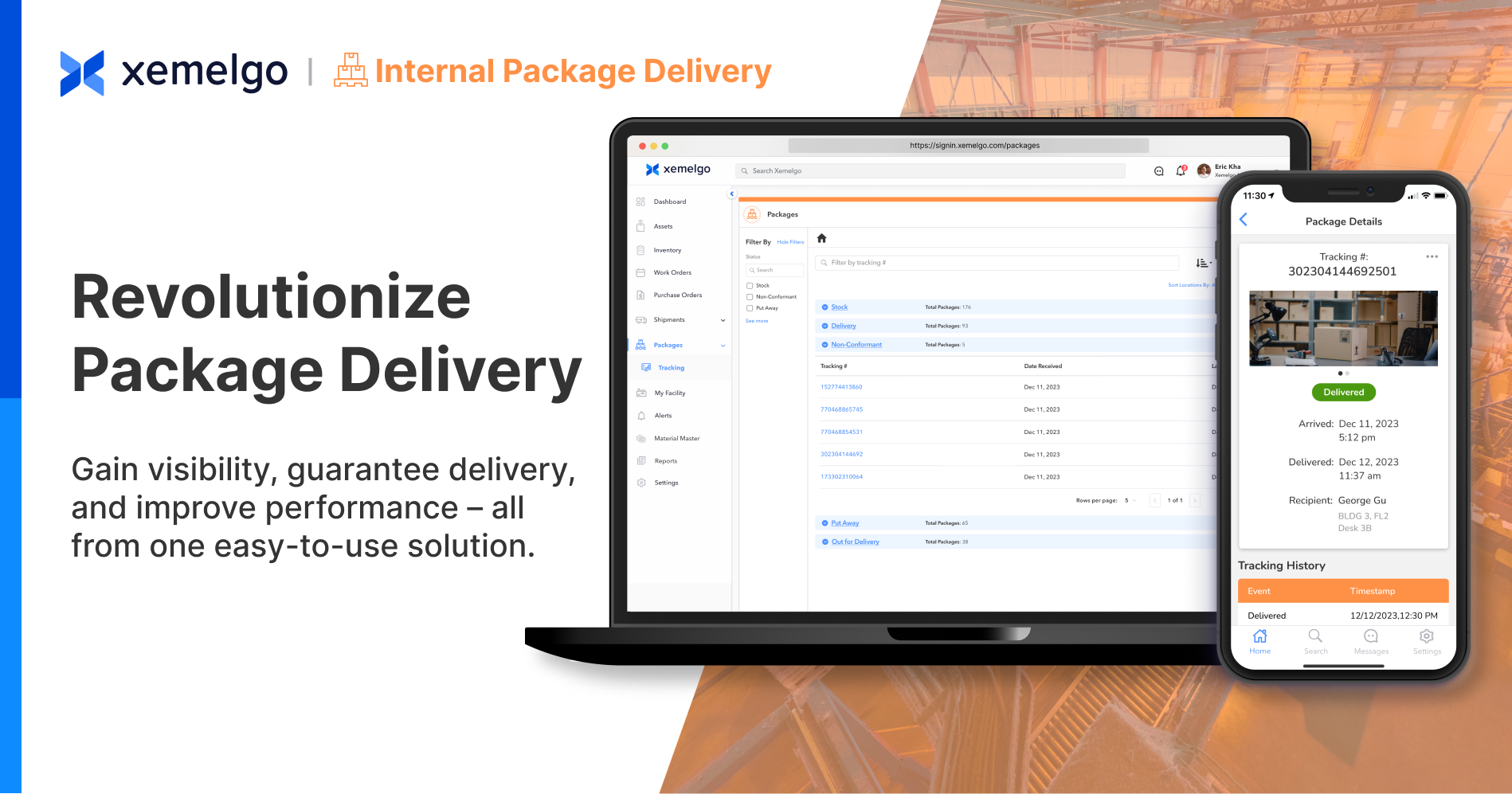 Internal Package Delivery | Xemelgo