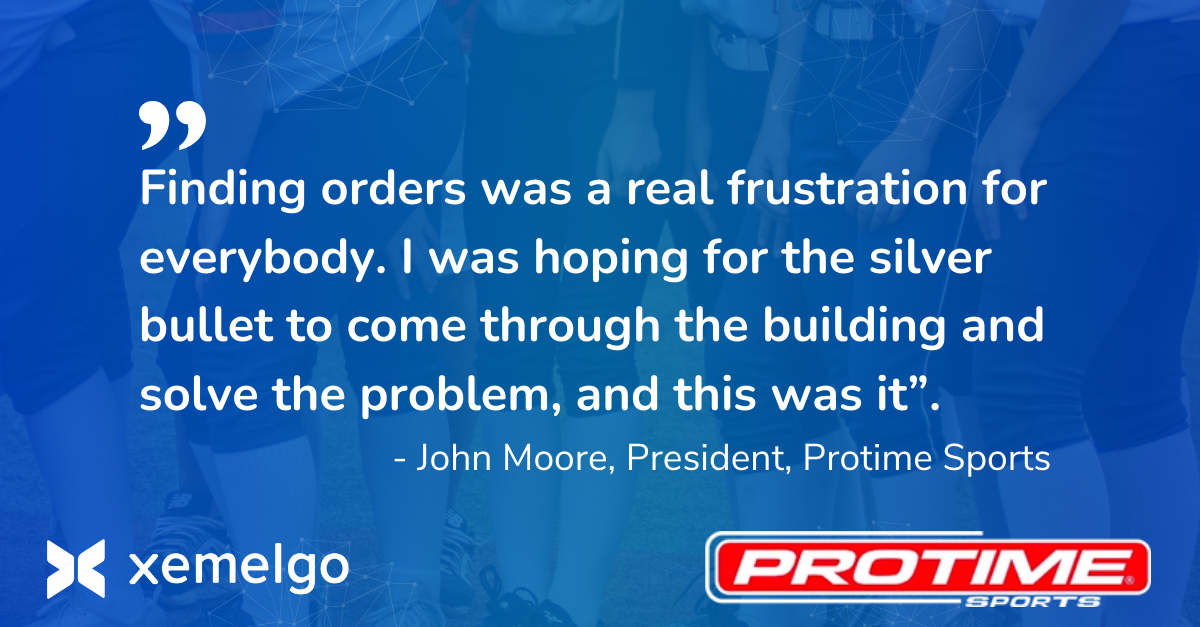 Xemelgo Work Order Tracking Case Study | Protime Sports